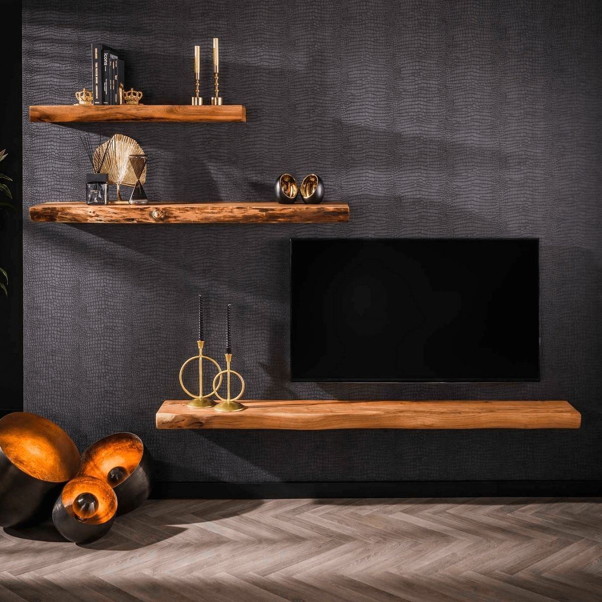 Jason wandplank 200 cm | Designstoel4u