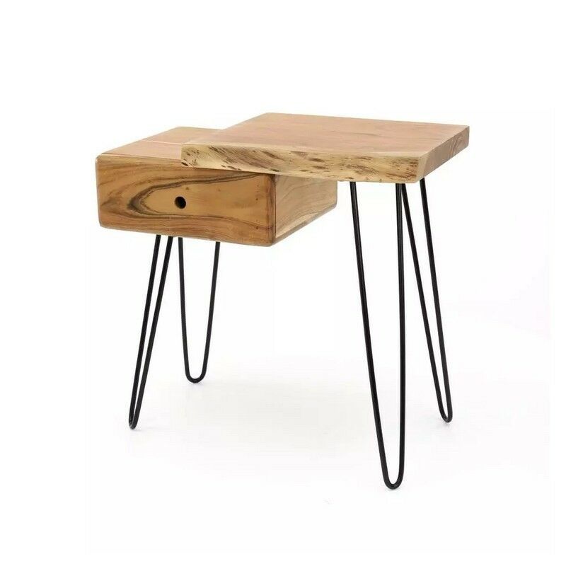 Duncan nachtkastje acacia R | Designstoel4u